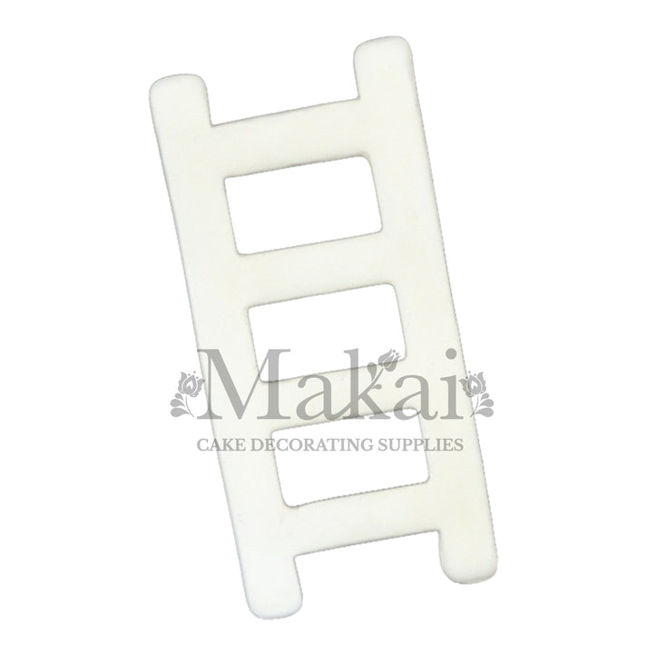 White Fondant Ladder Cake Topper | Wedding & Winter Cake Accessory ...